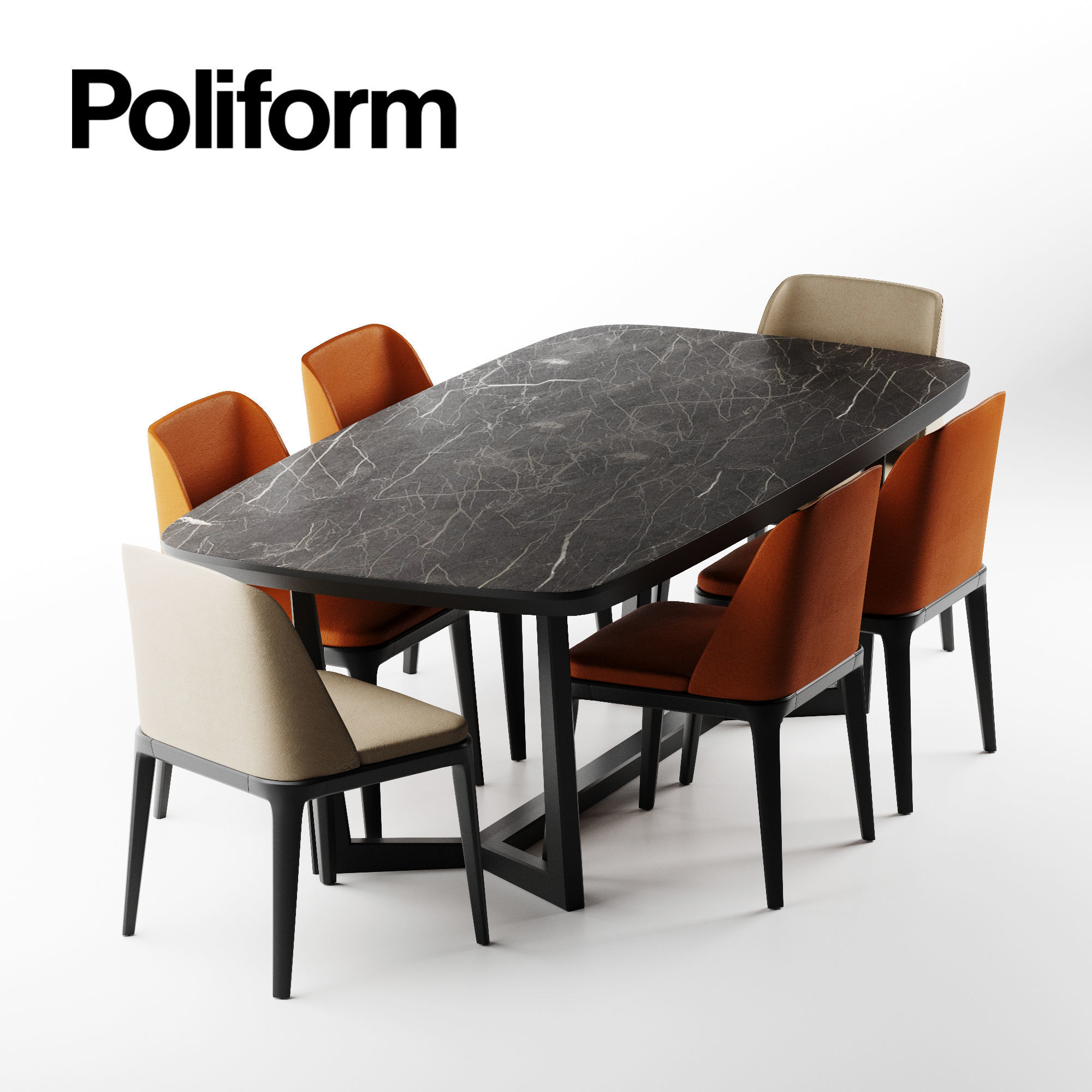 Poliform Grace 3D model | CGTrader