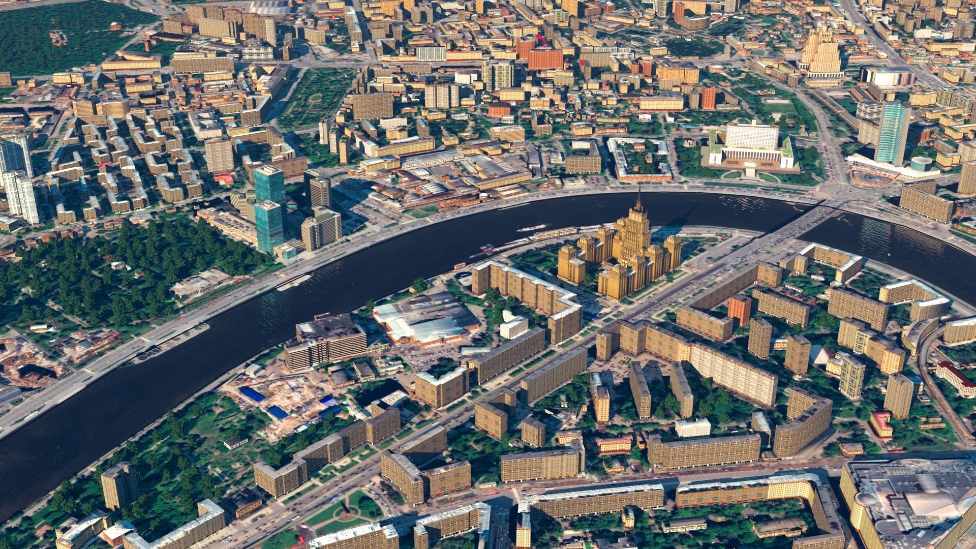 Moscow map 3D model | CGTrader