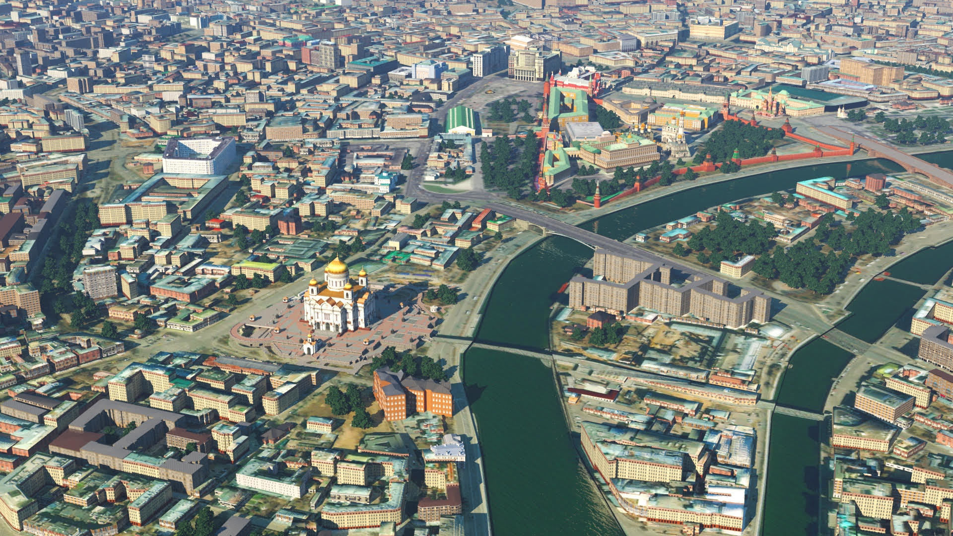 Moscow map 3D model | CGTrader