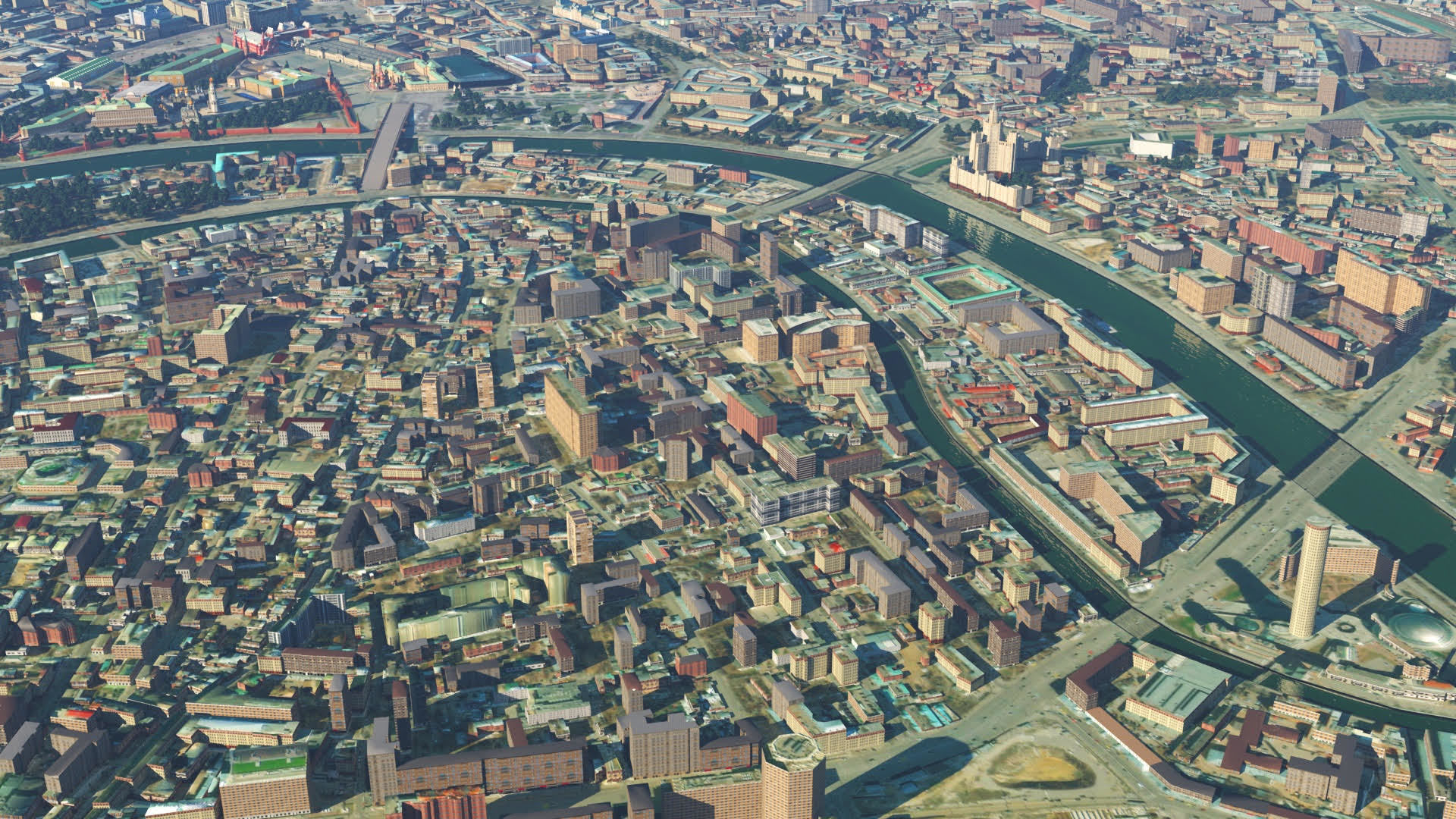 Moscow map 3D model | CGTrader