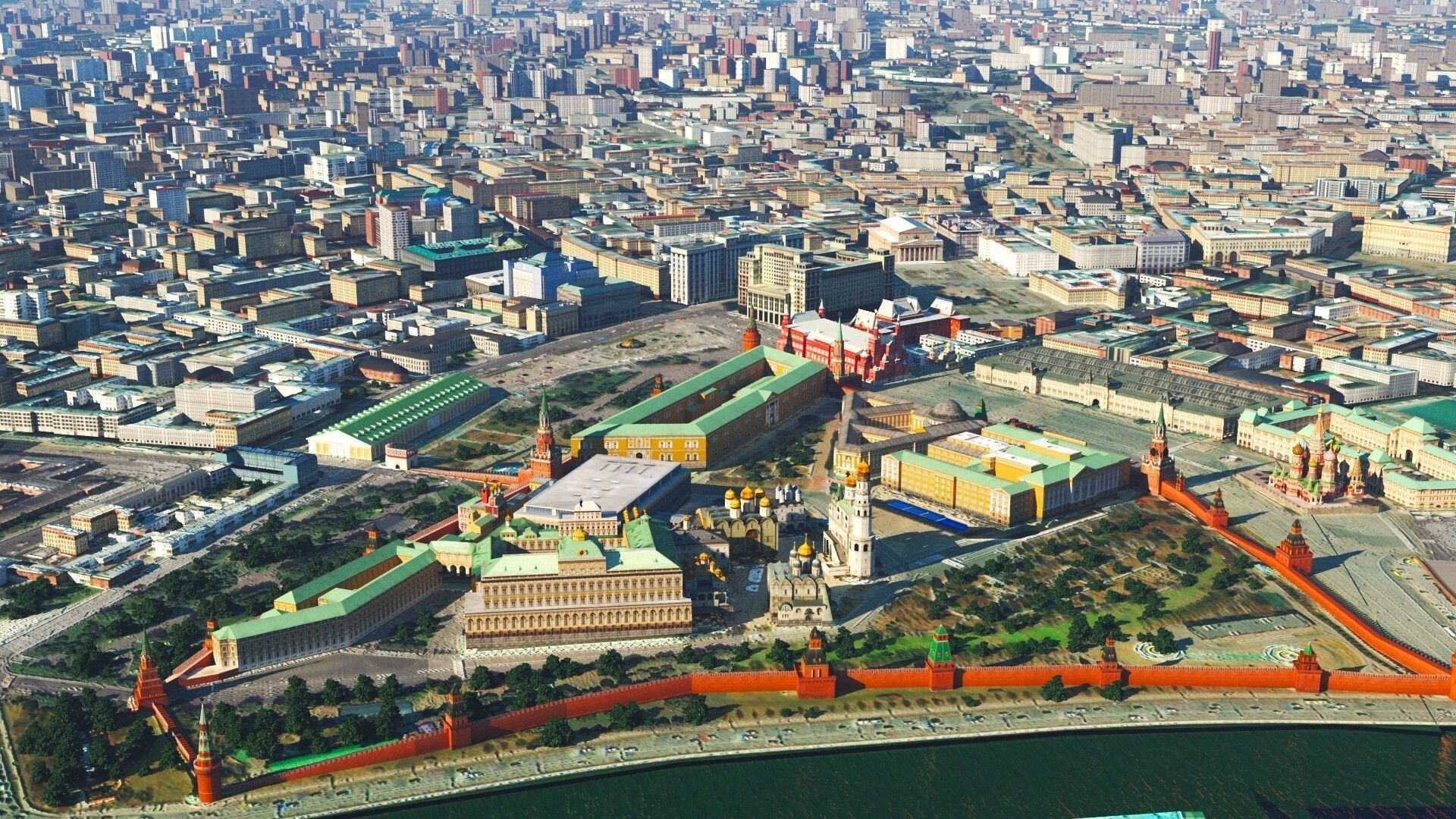 Moscow map 3D model | CGTrader