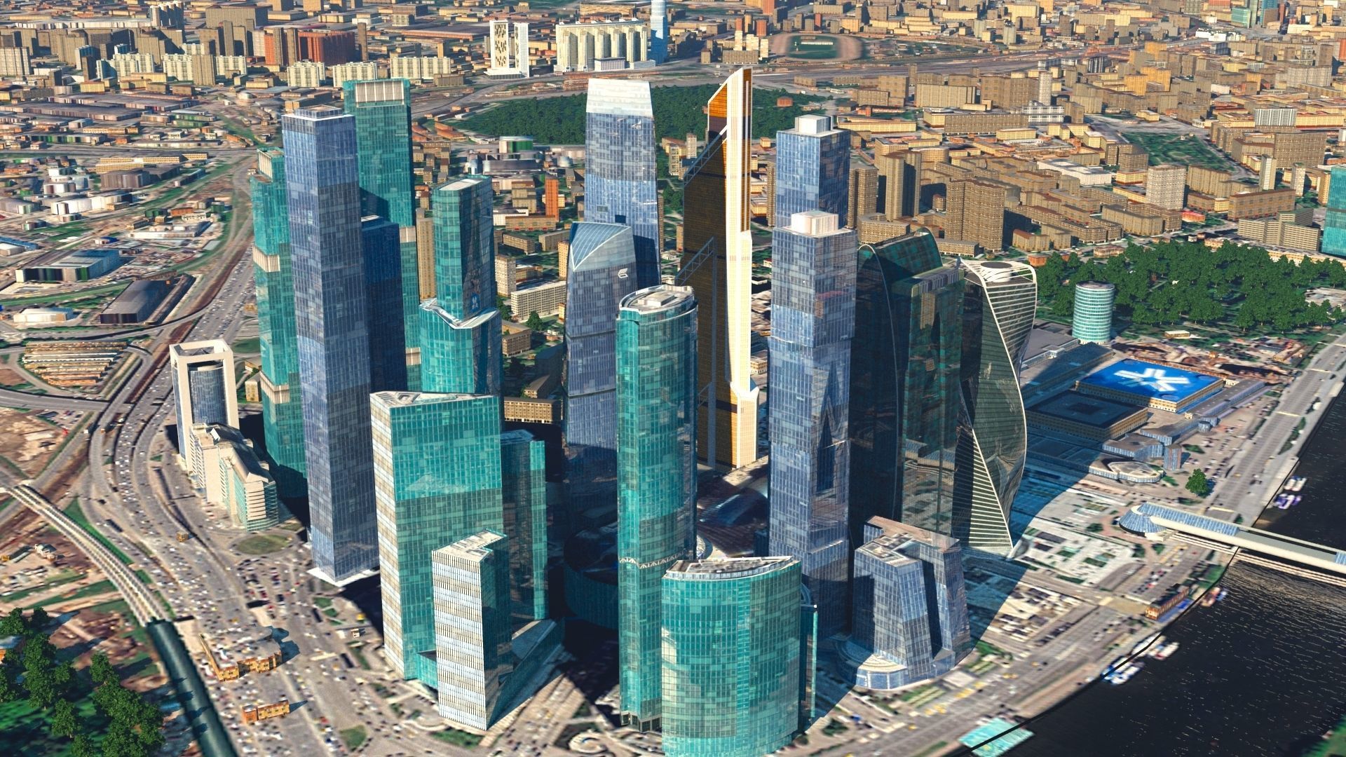 Moscow map 3D model | CGTrader
