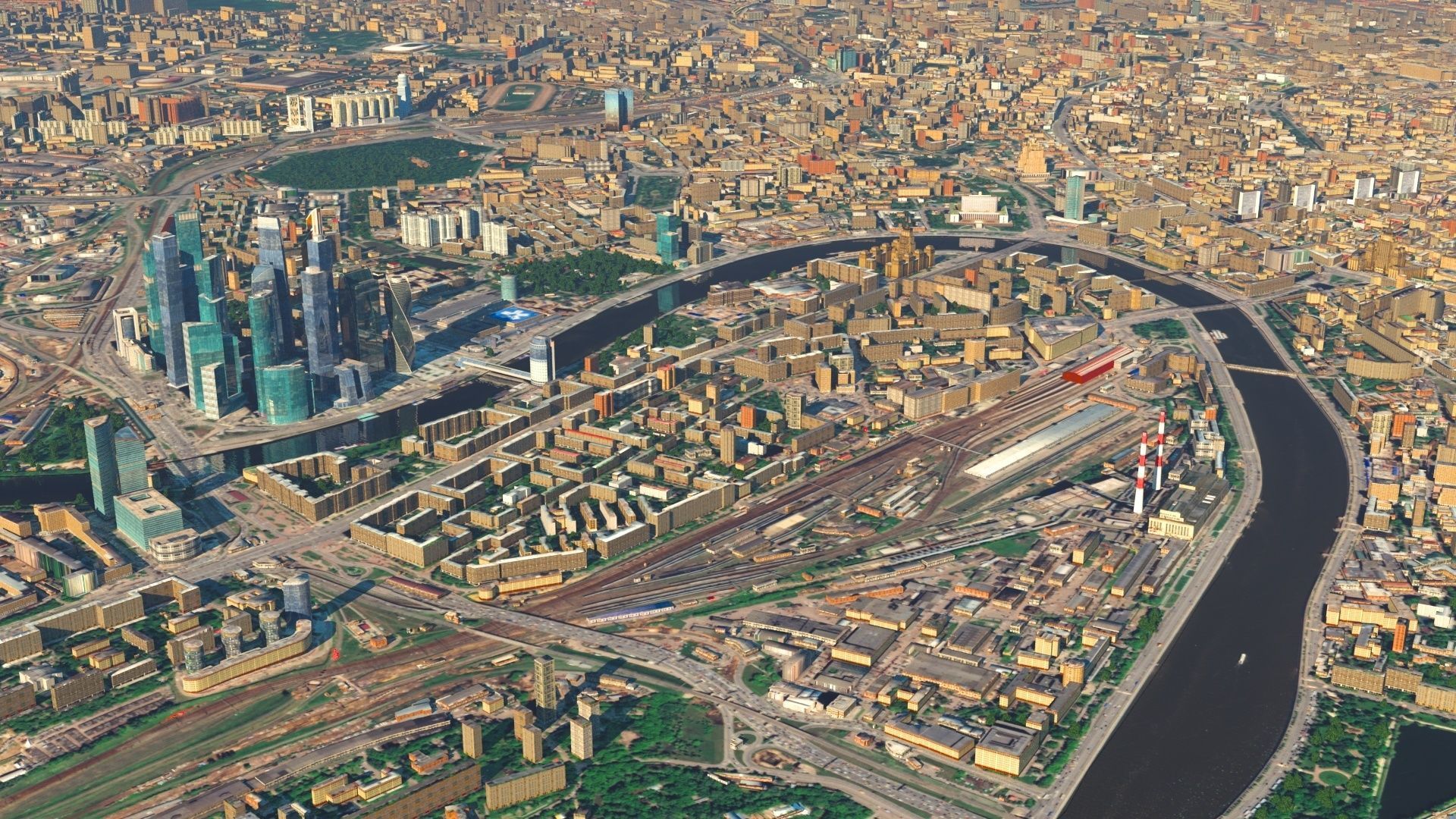 Moscow map 3D model | CGTrader
