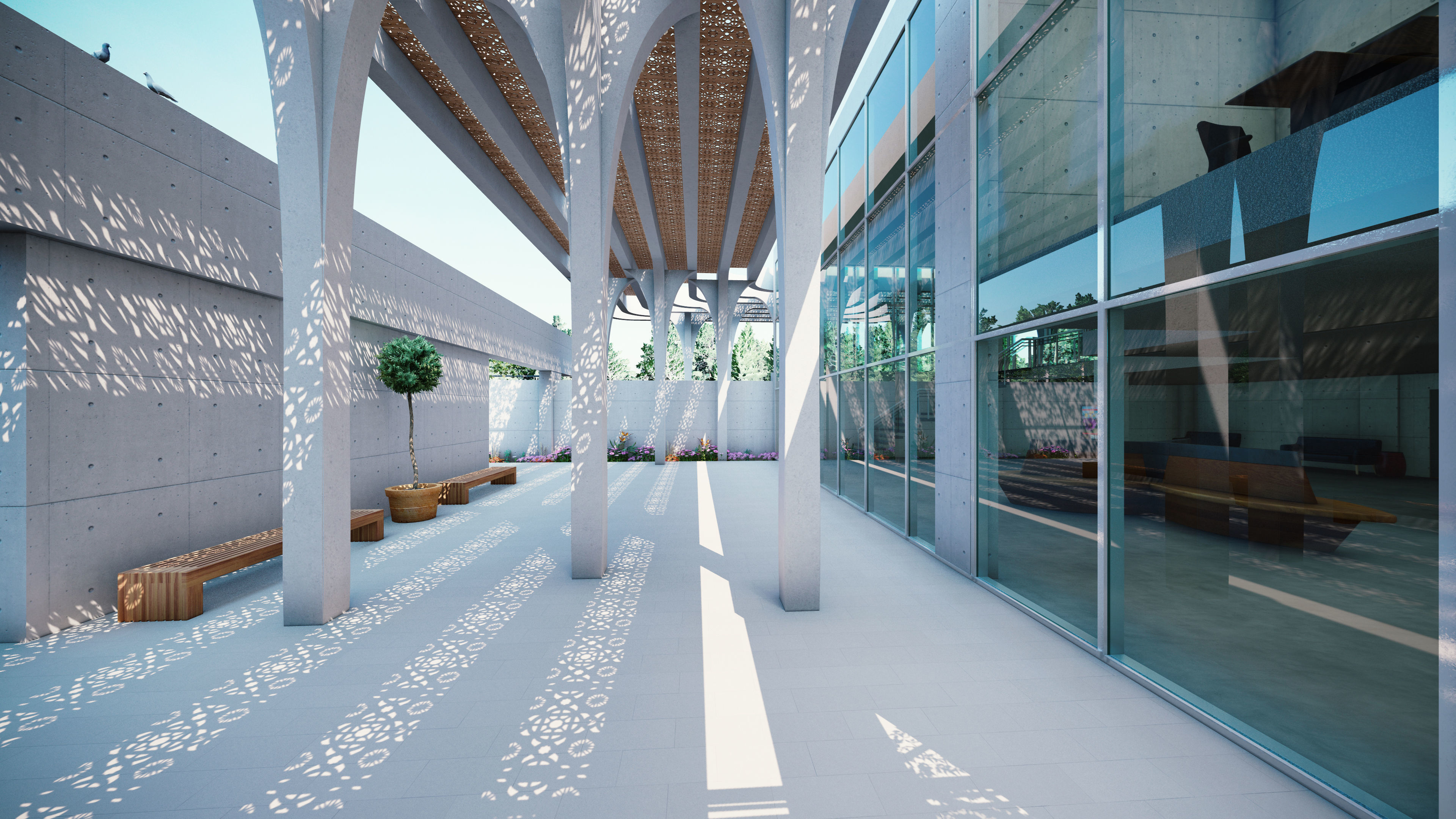 Culture Center 3D model | CGTrader