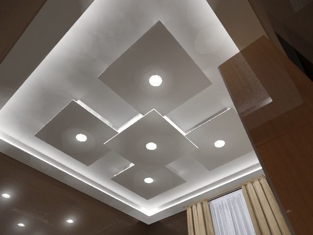 Bedroom false ceiling 3D model | CGTrader