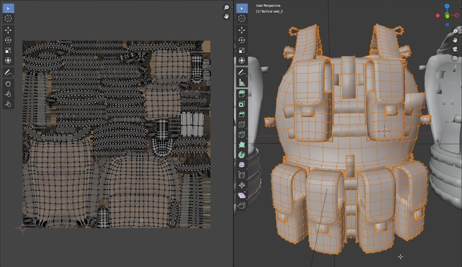 3D model Tactical vest Low poly VR / AR / low-poly | CGTrader
