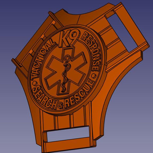 3d Print Service emt badge 3D model 3D printable | CGTrader