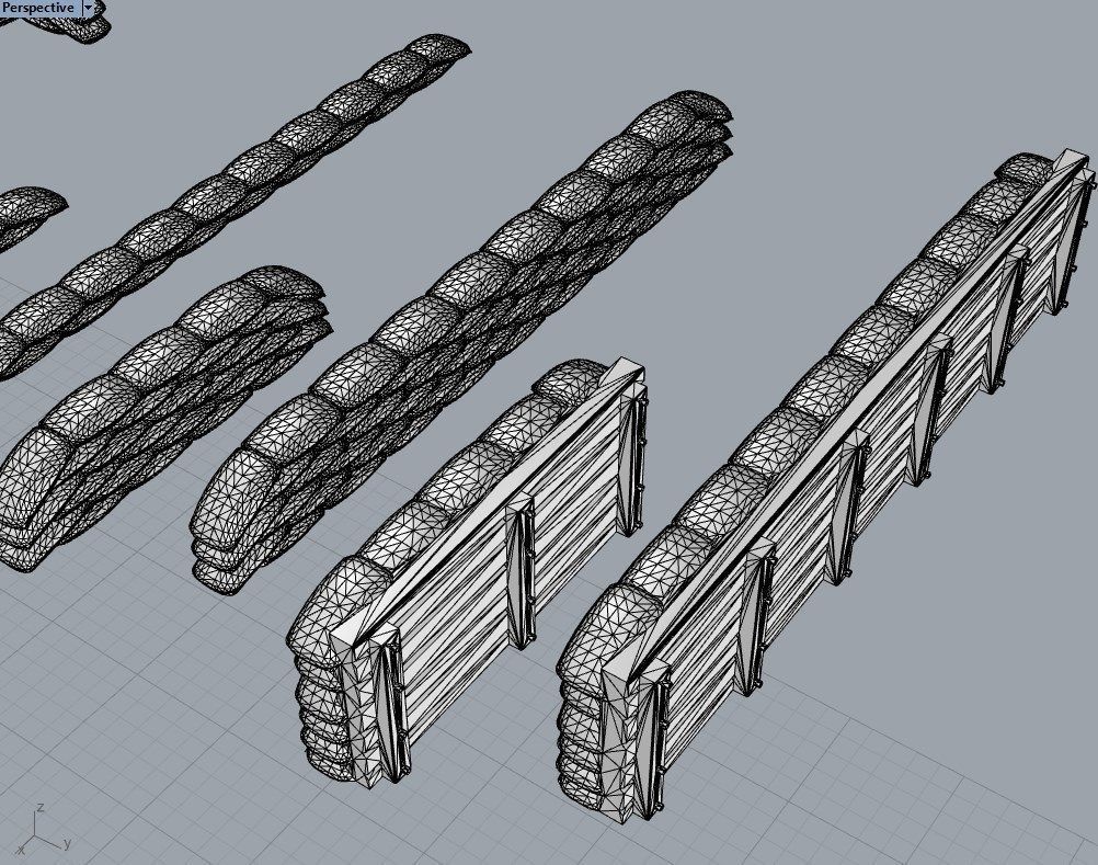 Sandbags Pack 3D model 3D printable | CGTrader