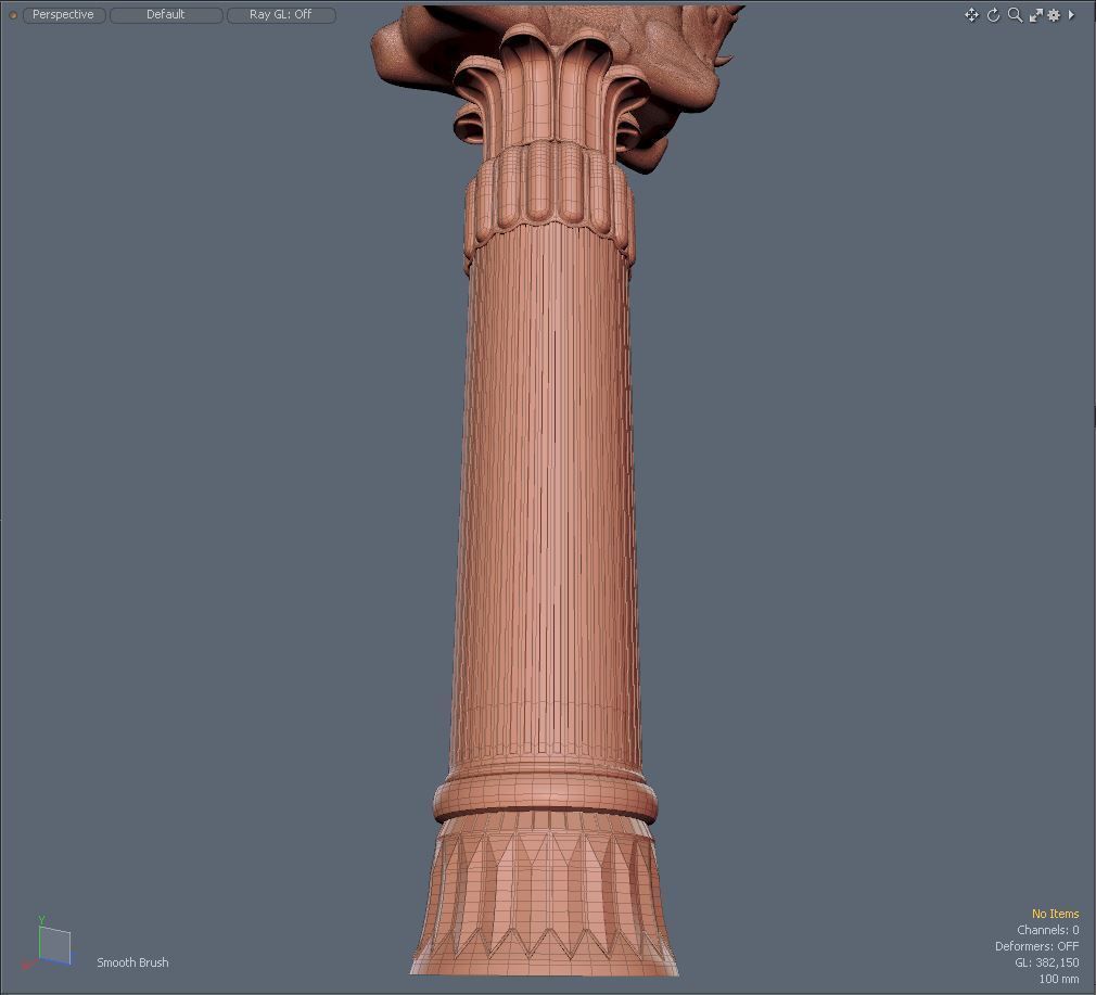Persepolis bull column 3D model | CGTrader