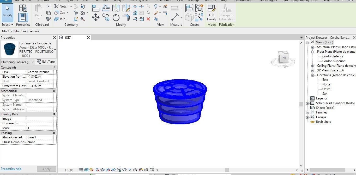 Water Tank Architectural Revit 3D model | CGTrader