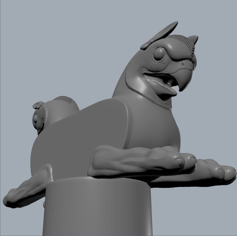 Huma bird Perspolis 3D model | CGTrader