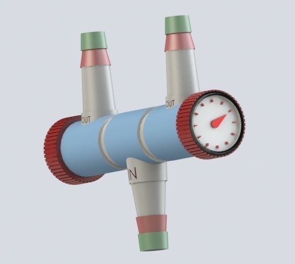 Oxygen Splitter free 3D model 3D printable | CGTrader