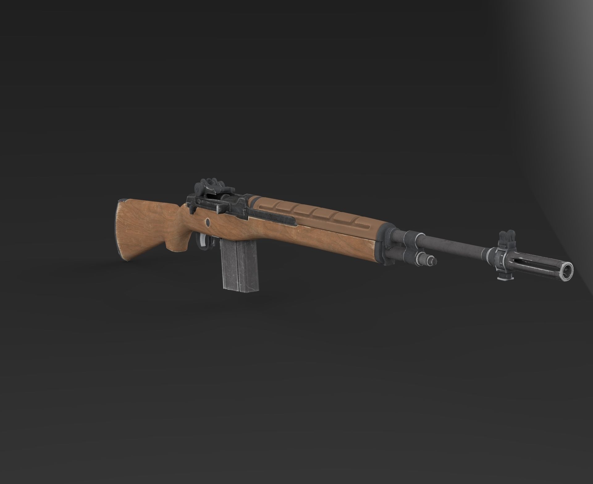 M14 gun 3D model | CGTrader