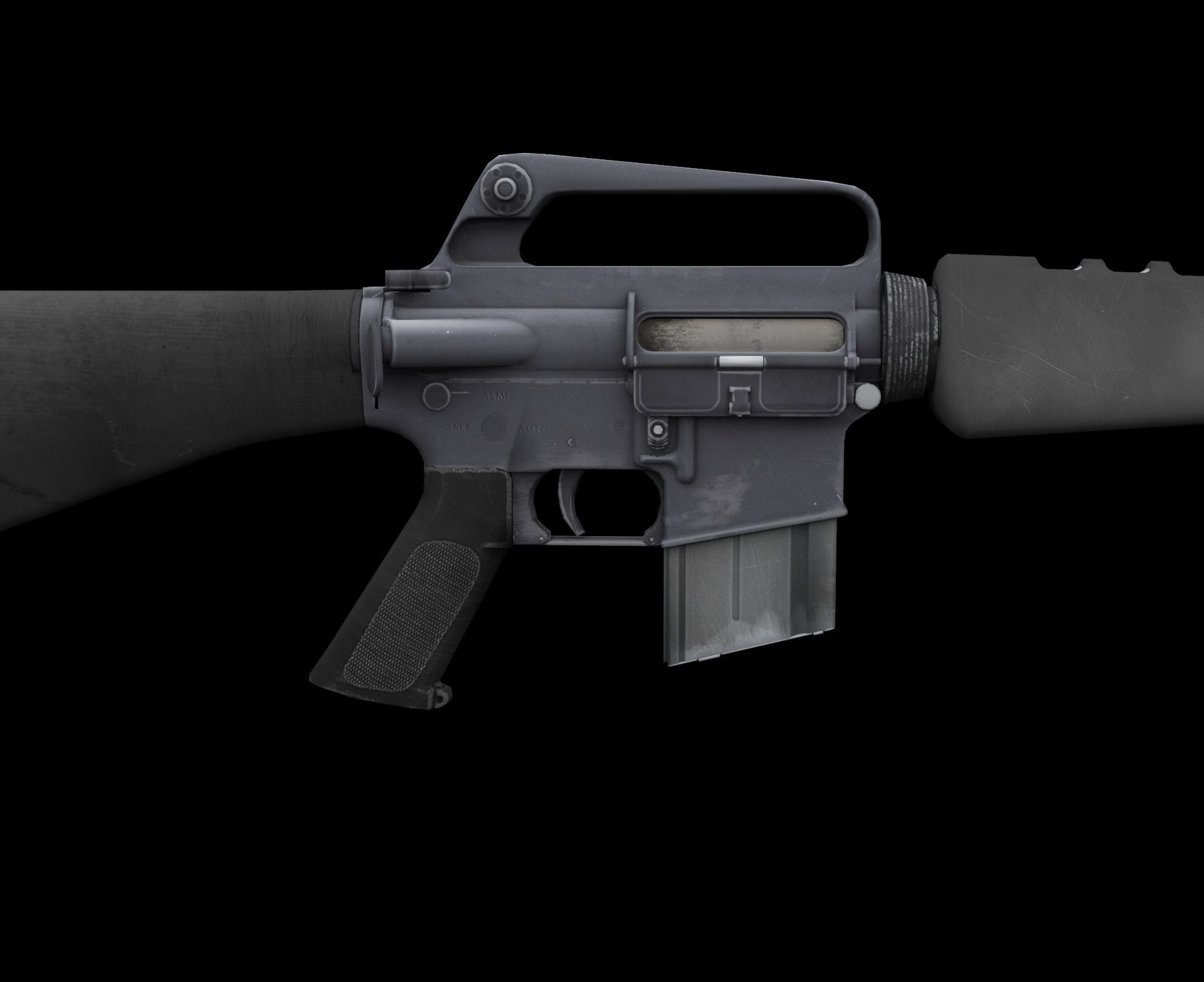 M14 assault rifle 3D model | CGTrader
