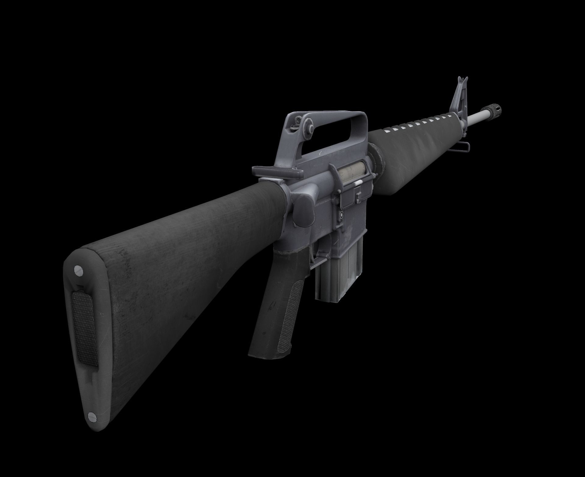 M14 assault rifle 3D model | CGTrader