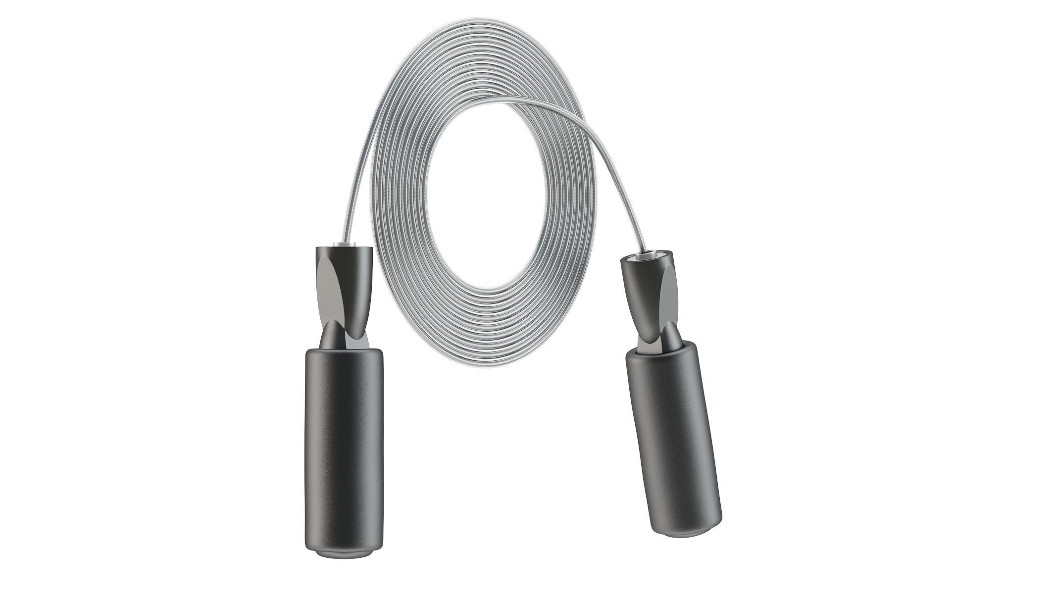 Adjustable Steel Wire Jump Rope 3D model | CGTrader