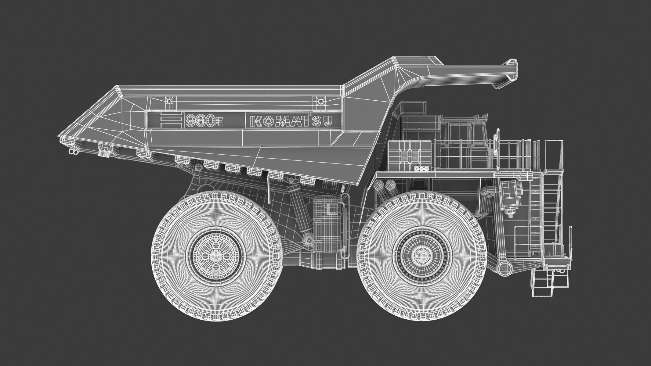 Komatsu 980E-4 3D model | CGTrader