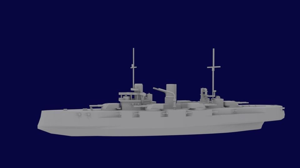SMS Nassau 3D model 3D printable | CGTrader