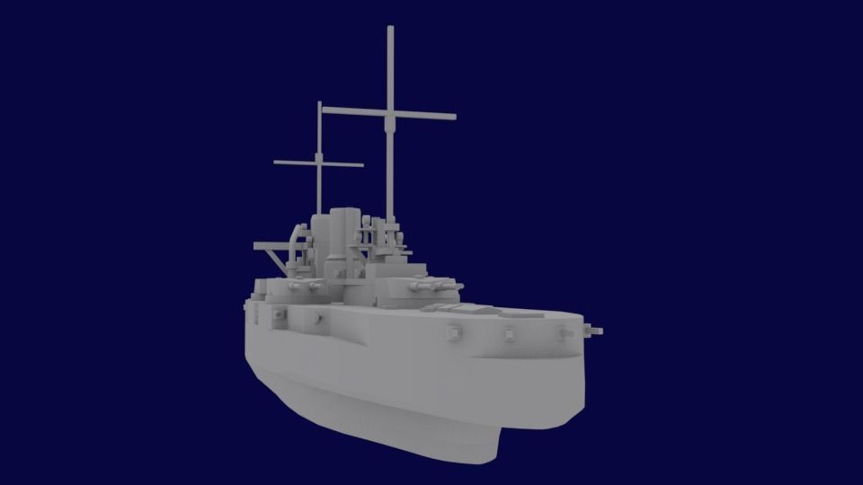 SMS Nassau 3D model 3D printable | CGTrader
