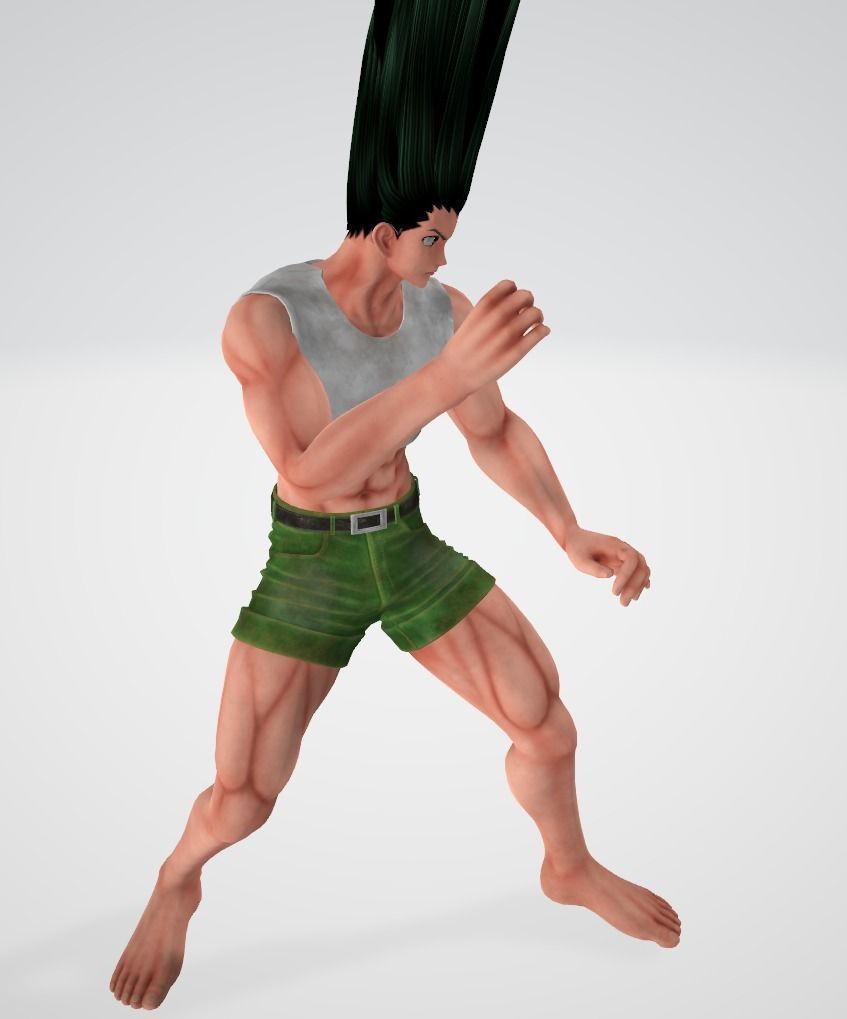 gon transformation 3D model animated rigged | CGTrader