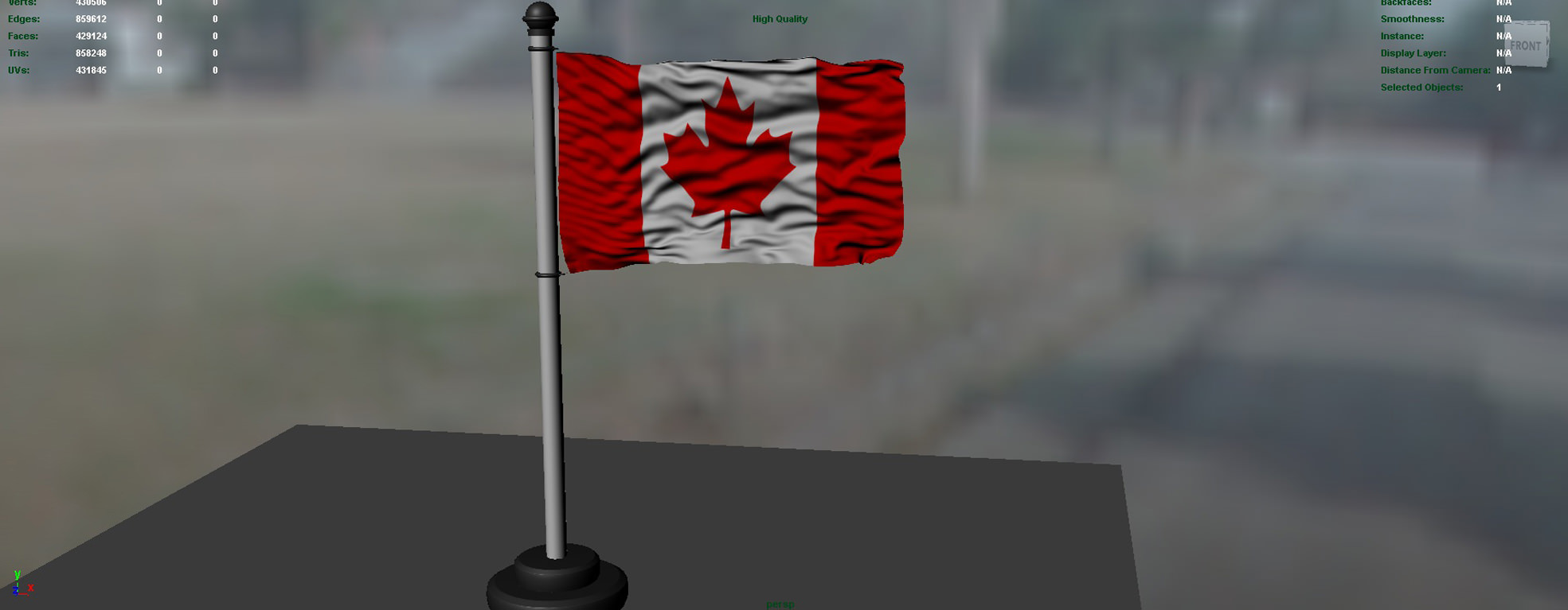 Canada flag 3D model | CGTrader