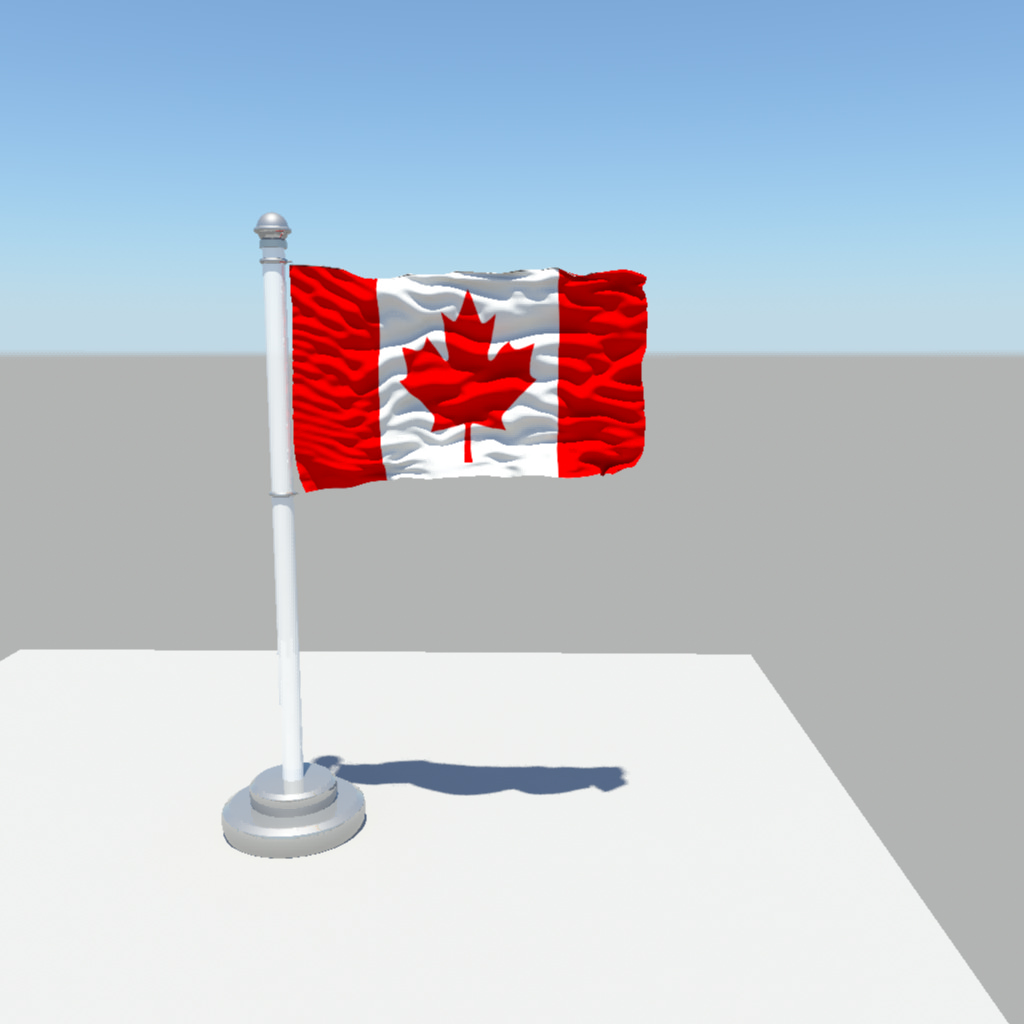 Canada flag 3D model | CGTrader