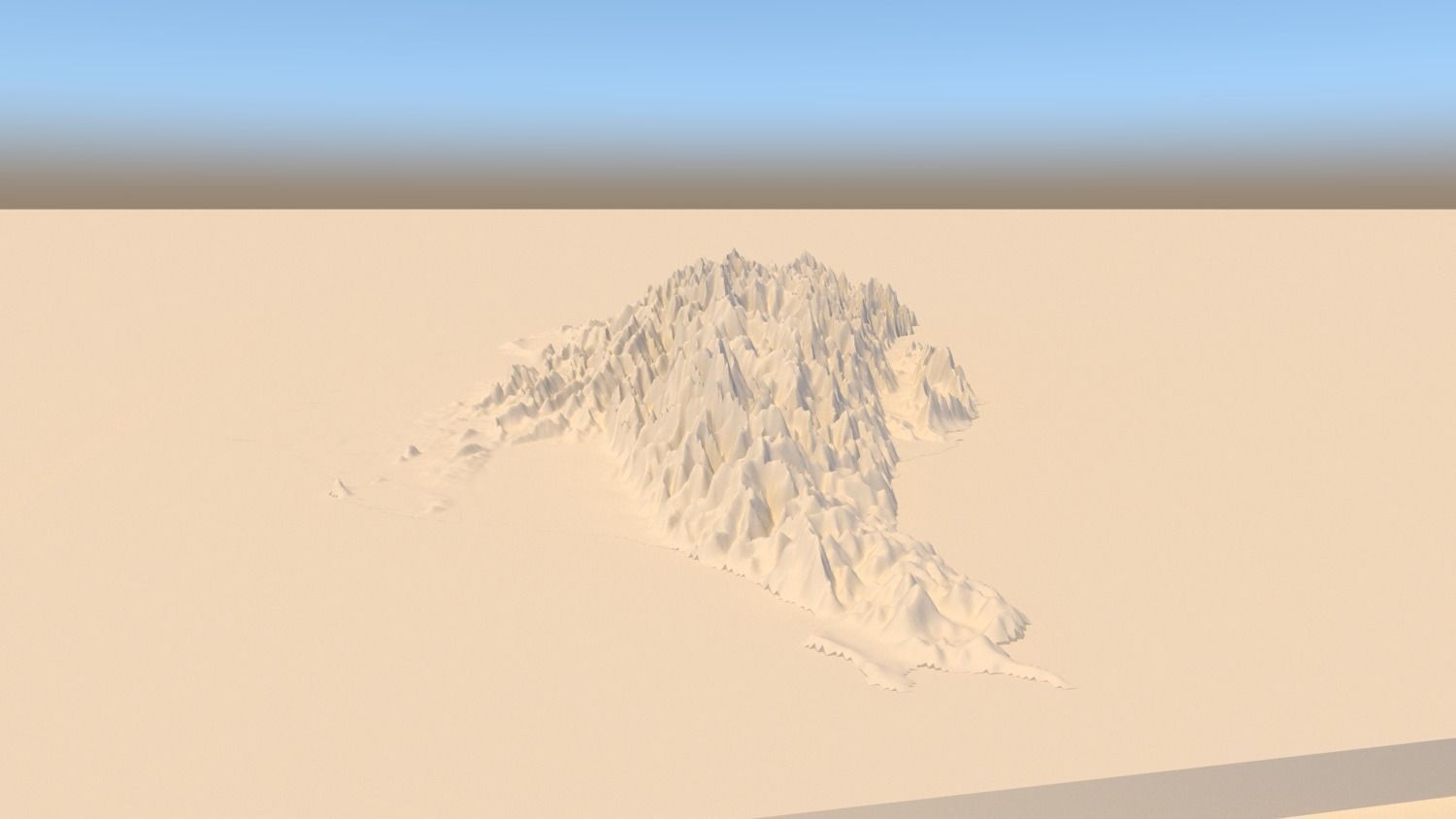 TAIWAN MAIN ISLAND 3D Terrain Topography MAP 3D model | CGTrader