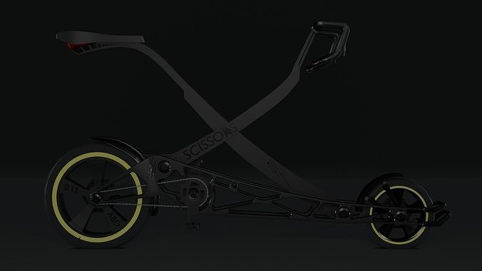 3D model Scissors future bike concept VR / AR / low-poly | CGTrader