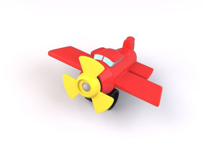 Toy plane 3D model | CGTrader