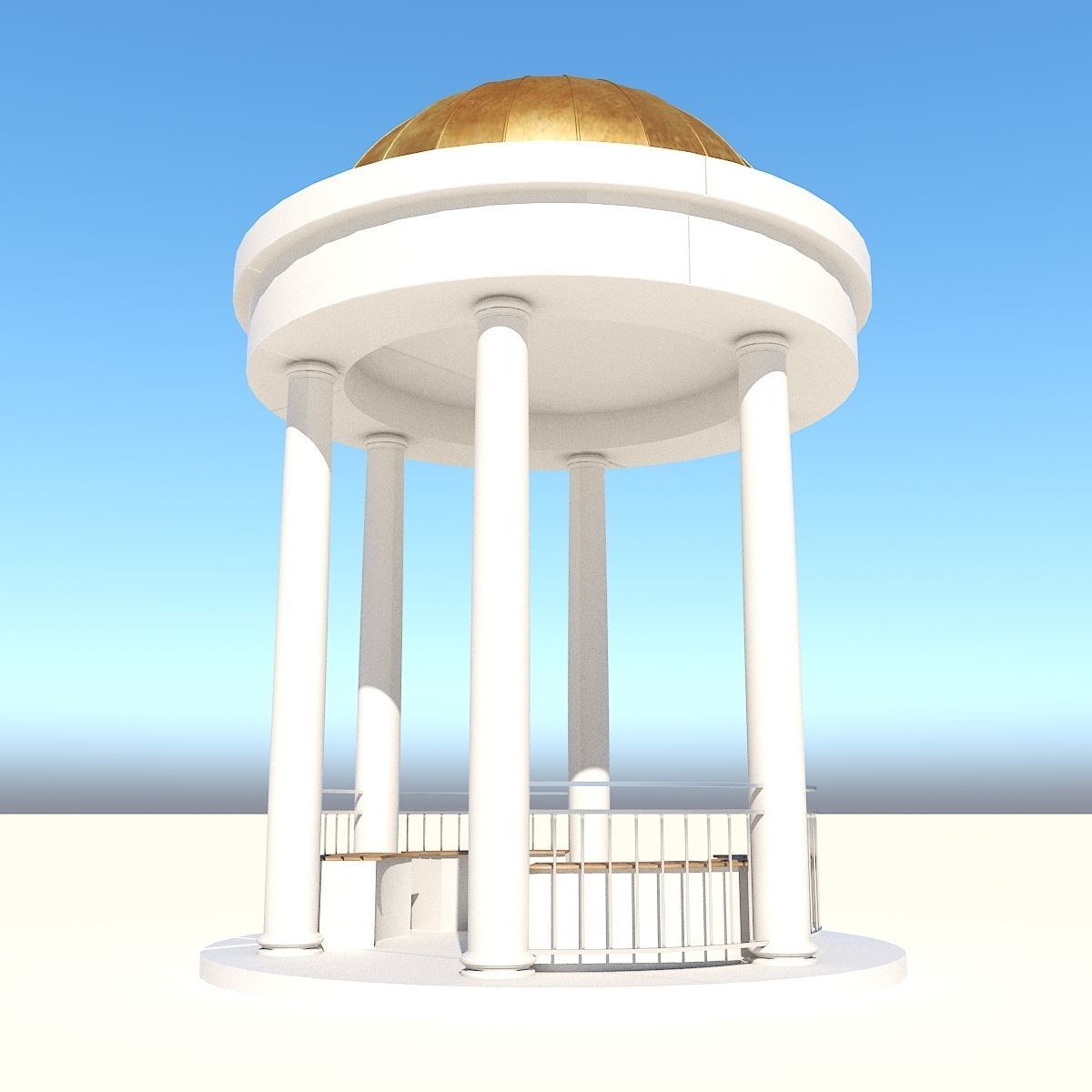 Rotunda 3D model | CGTrader