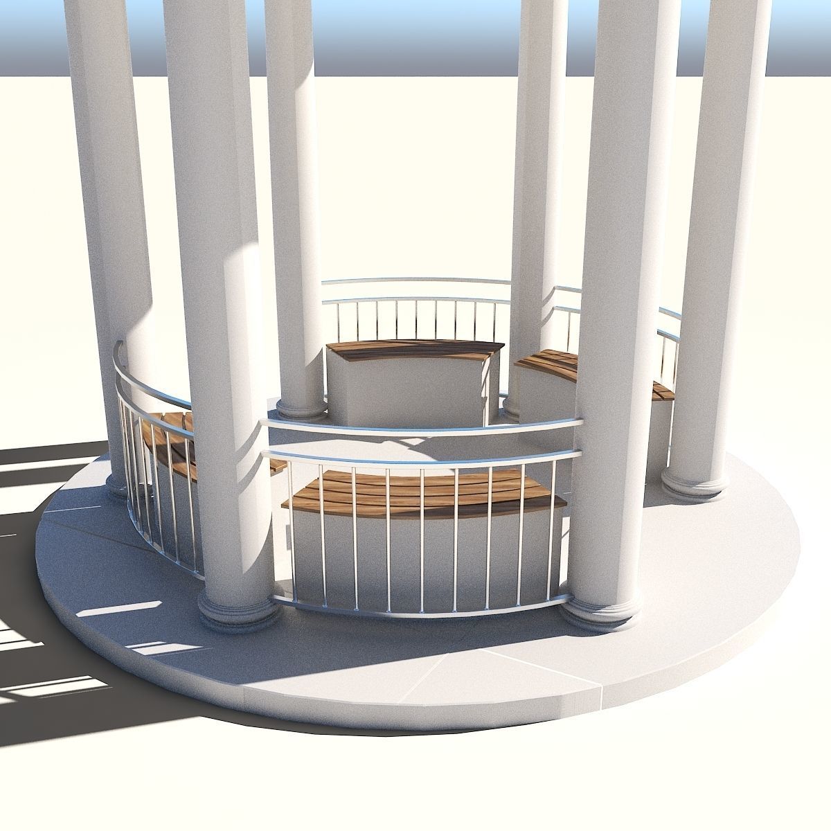 Rotunda 3D model | CGTrader