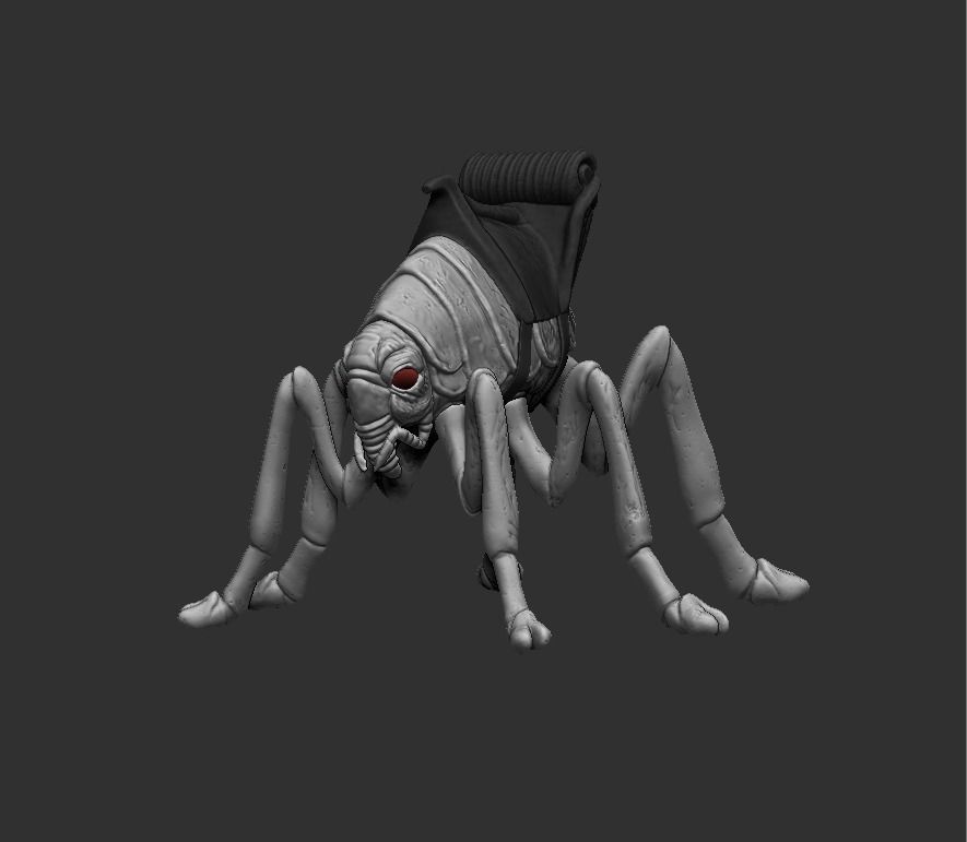 Lava flea model custom 3D model 3D printable | CGTrader