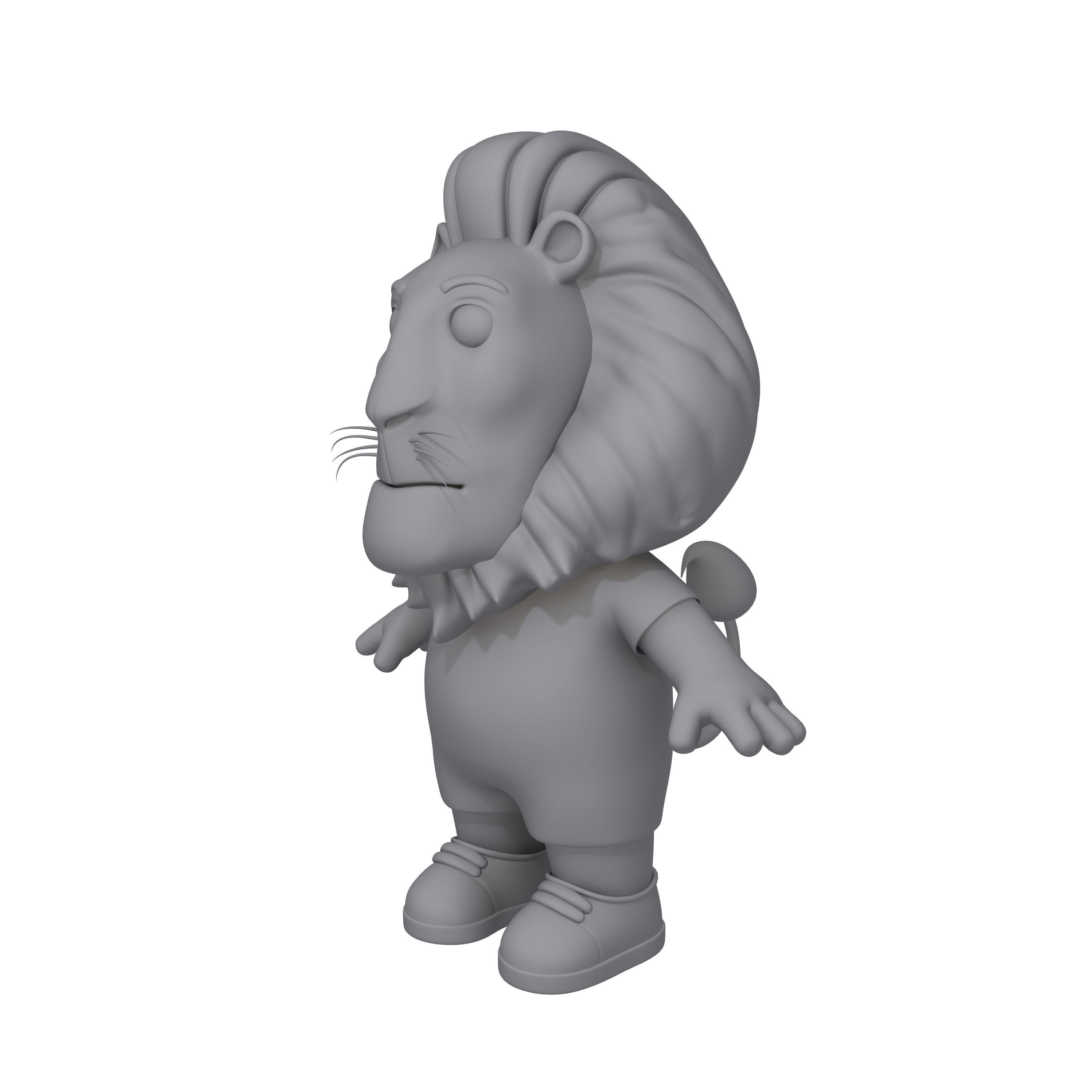 Lion Cartoon 3D model | CGTrader