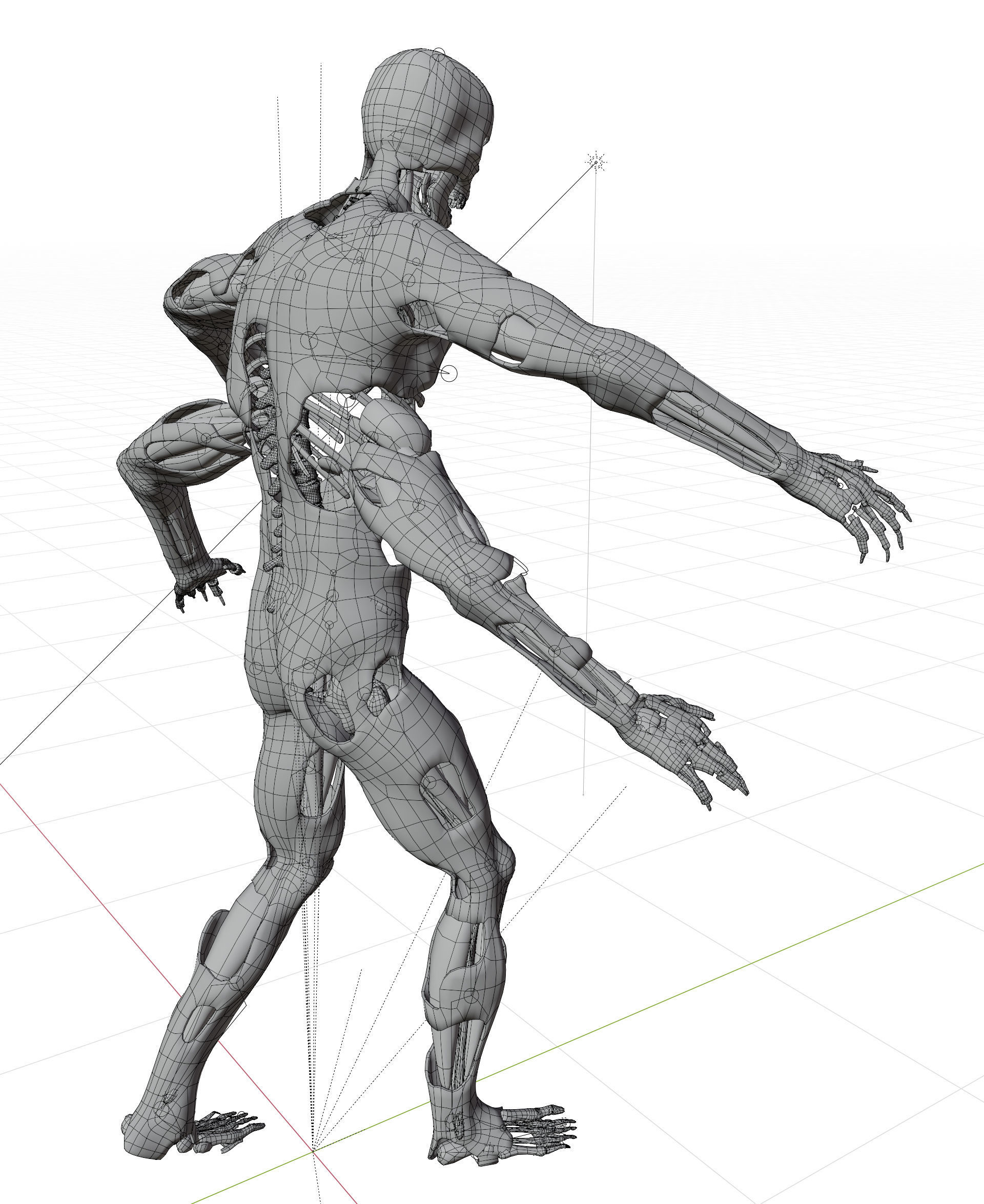 3D model human creature VR / AR / low-poly rigged animated | CGTrader