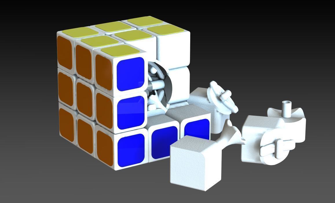 3D model Rubiks Cube 3x3x3 Modern Design VR / AR / low-poly | CGTrader