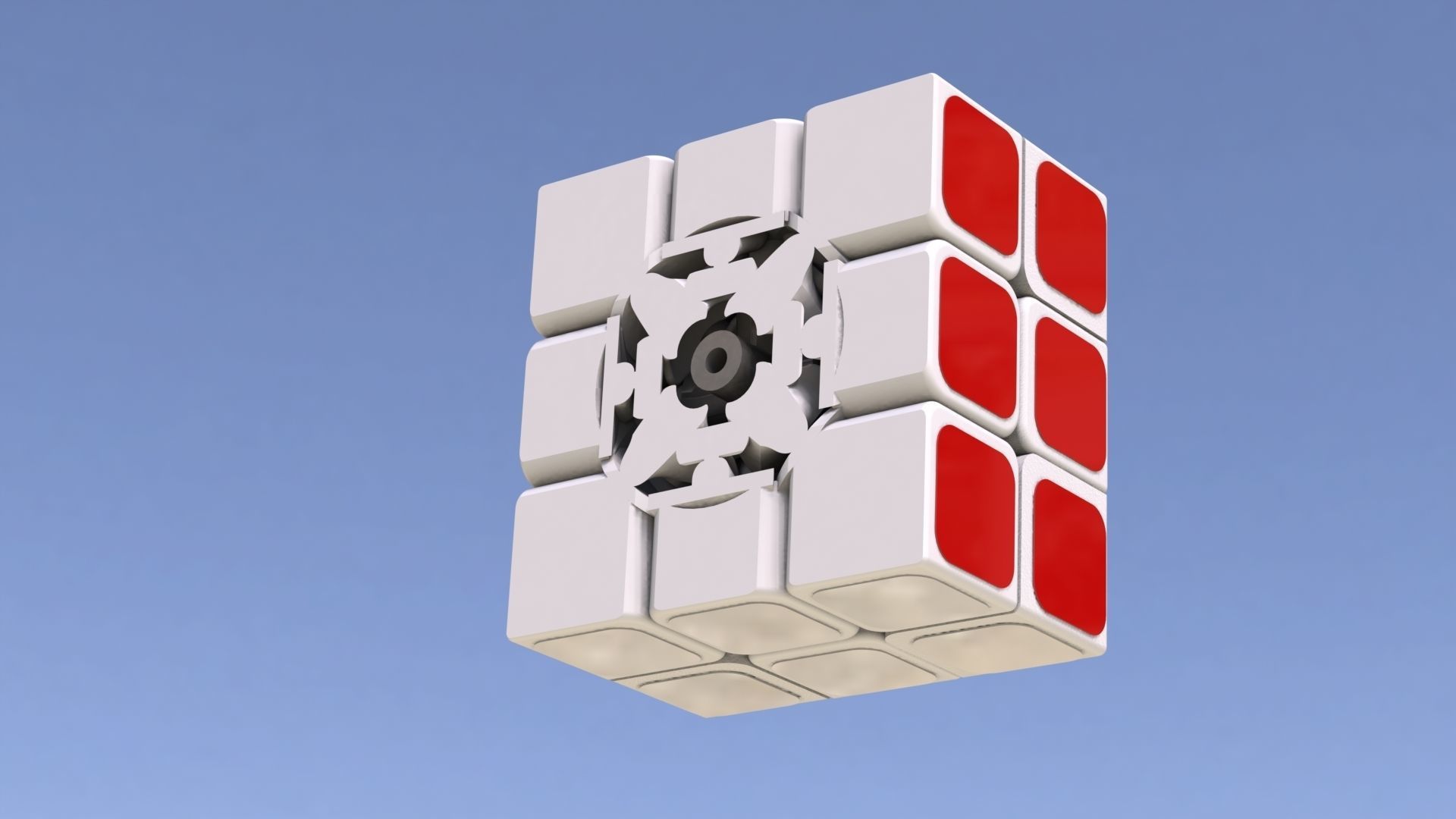 3D model Rubiks Cube 3x3x3 Modern Design VR / AR / low-poly | CGTrader