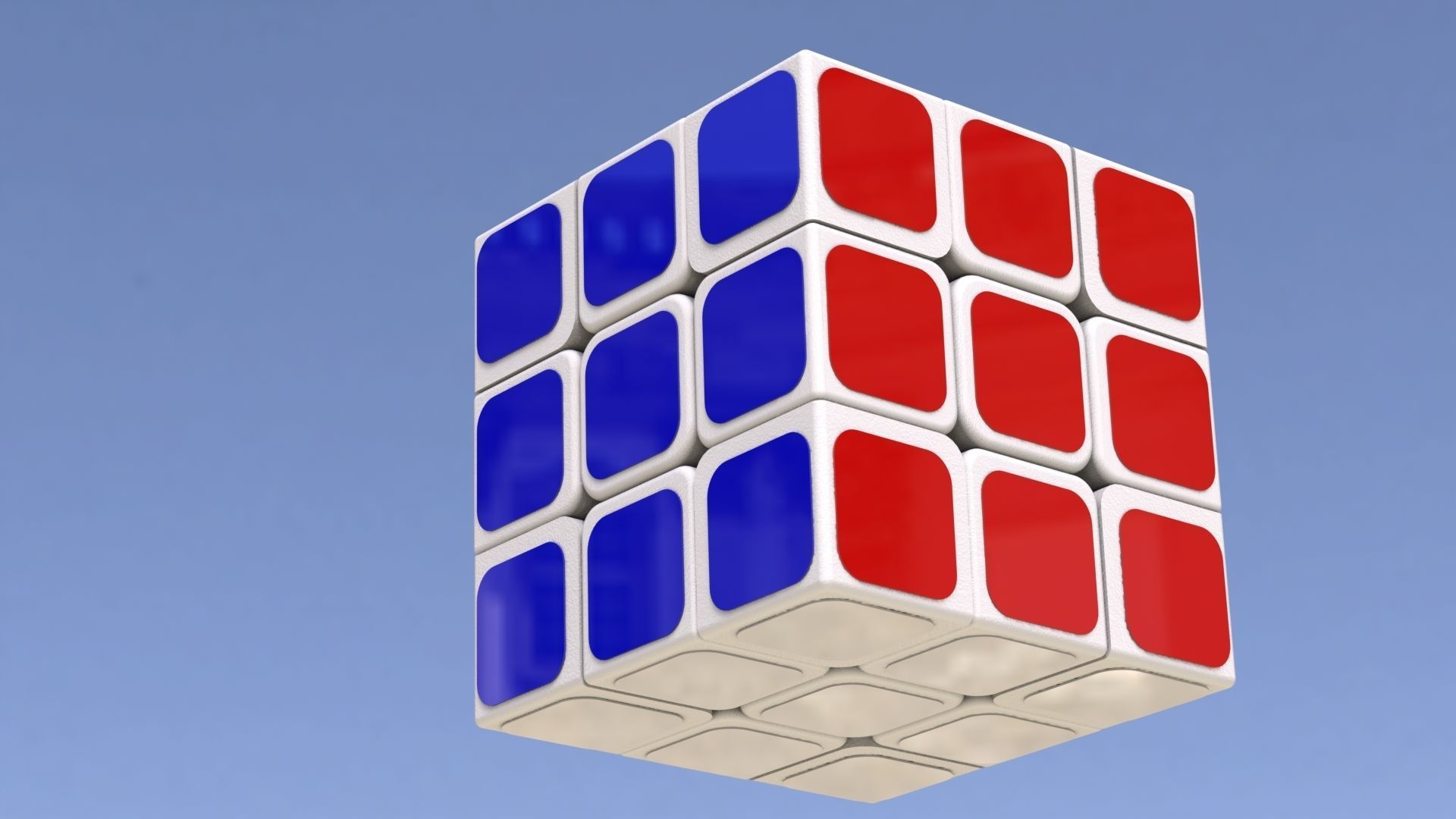 3D model Rubiks Cube 3x3x3 Modern Design VR / AR / low-poly | CGTrader