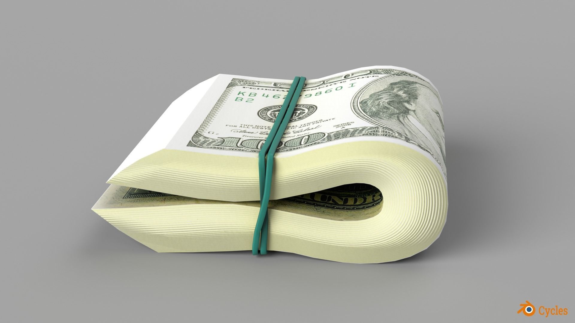 3D model Bundle of Dollars VR / AR / low-poly | CGTrader