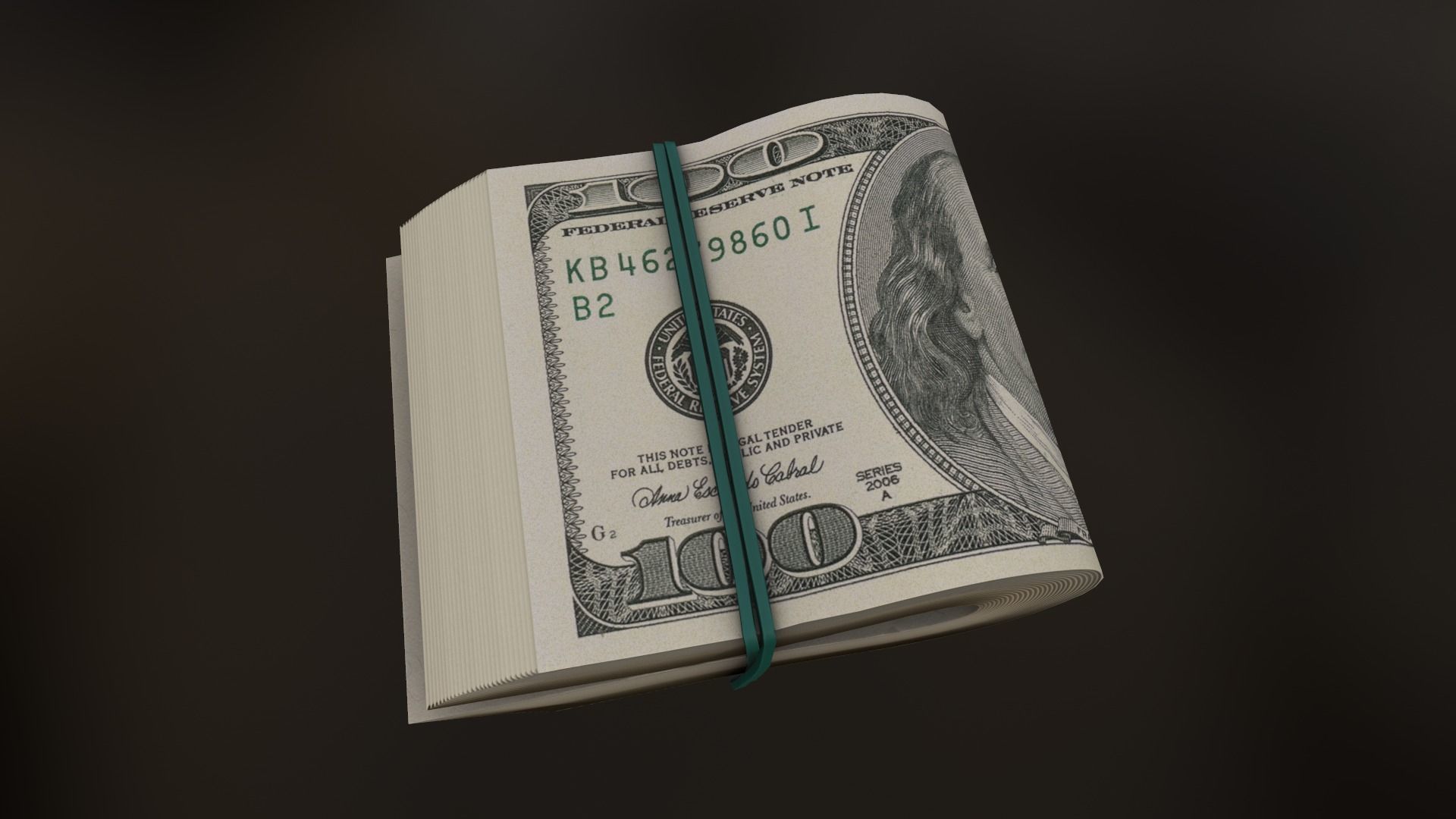 3D model Bundle of Dollars VR / AR / low-poly | CGTrader