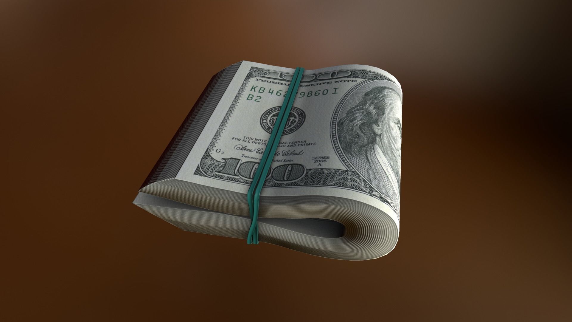 3D model Bundle of Dollars VR / AR / low-poly | CGTrader