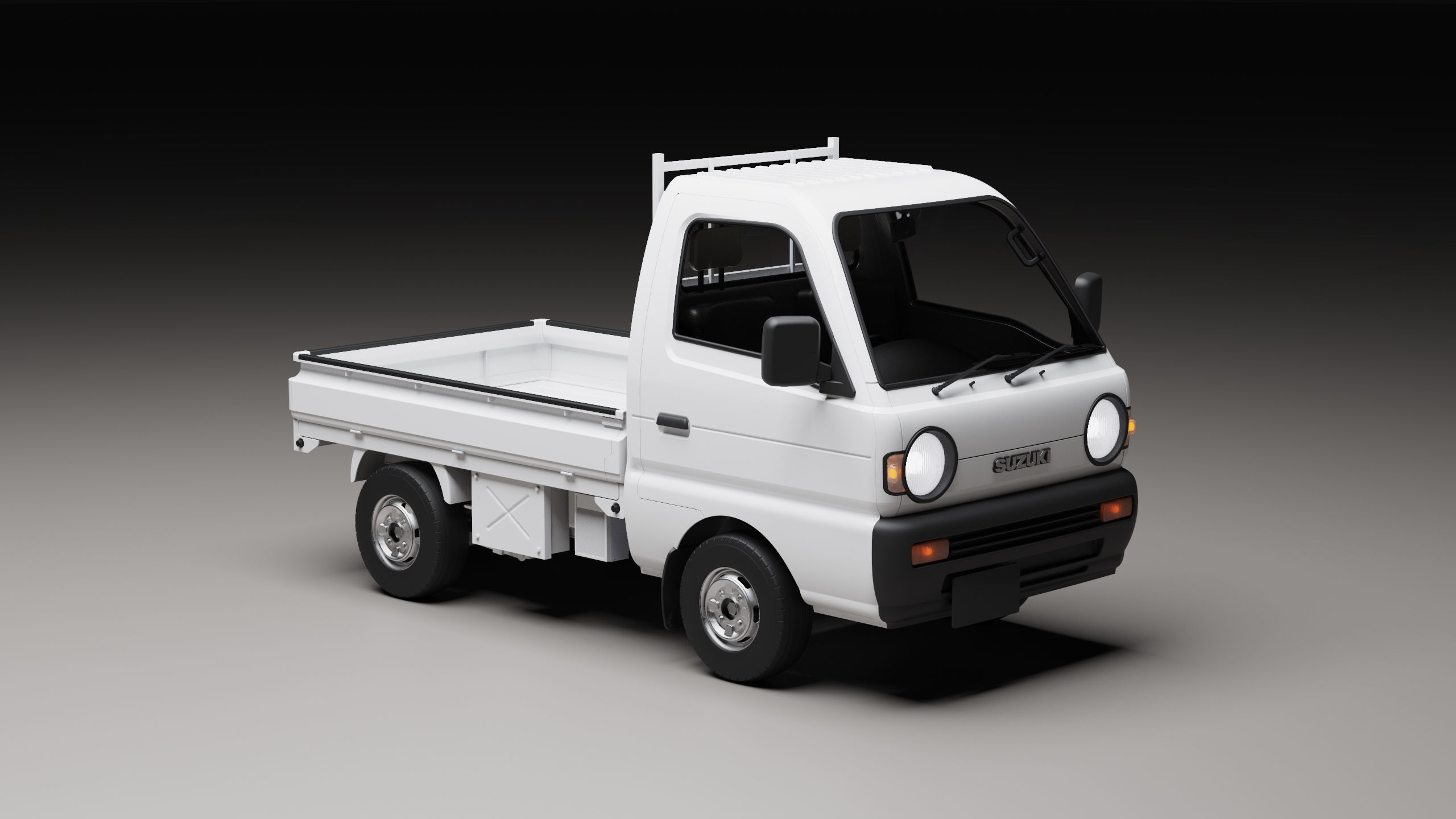 Suzuki Carry 1993 Kei Truck 3D model | CGTrader