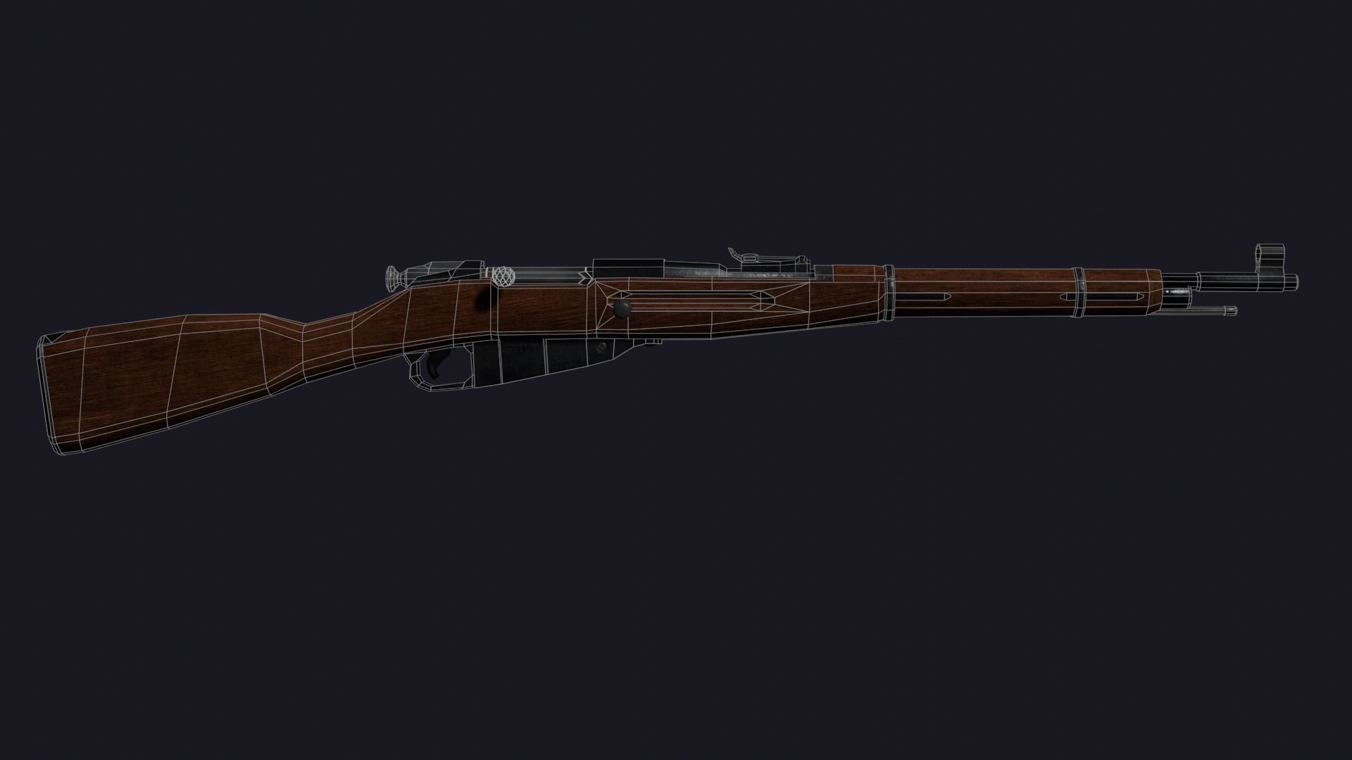 3D model Mosin Rifle VR / AR / low-poly | CGTrader