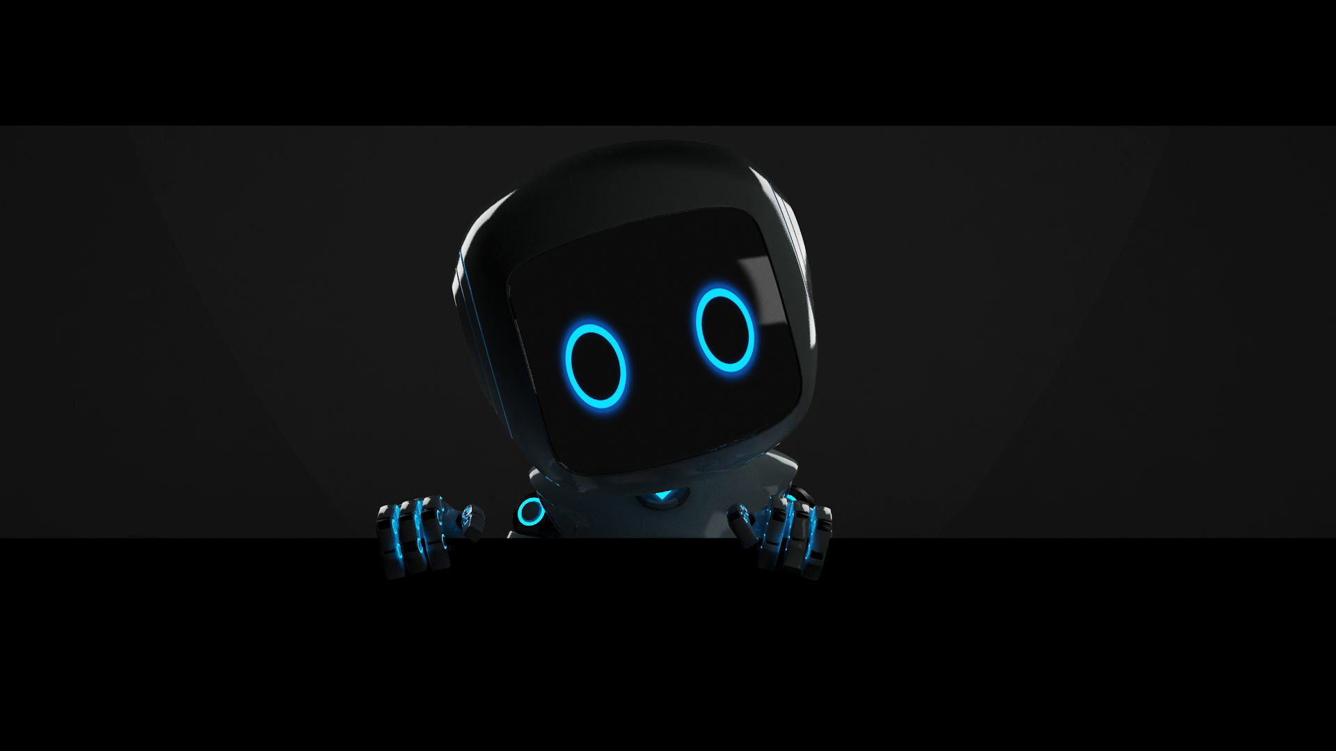 Cute Short Robot V1 3D model rigged | CGTrader