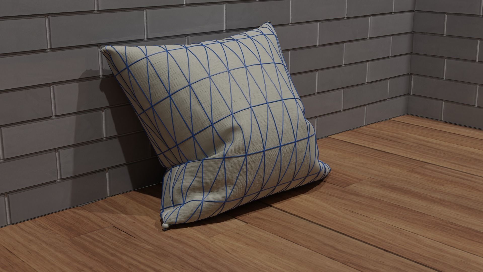 Cushion pillow free 3D model | CGTrader