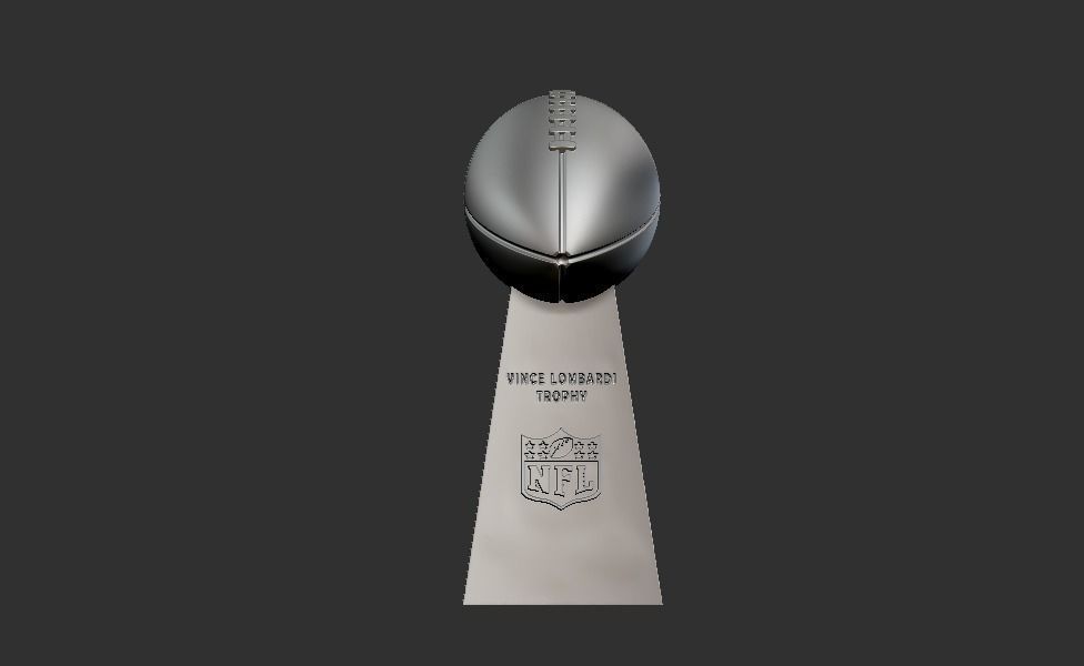Vince Lombardi Trophy - NBL American football 3D model 3D printable ...