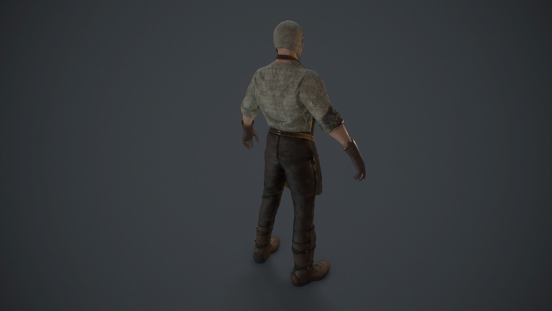 3D model Medieval blacksmith VR / AR / low-poly rigged | CGTrader