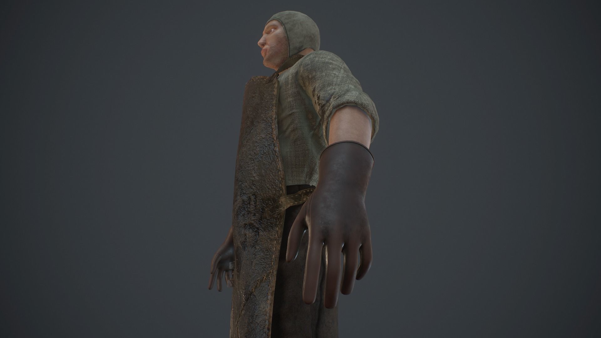 3D model Medieval blacksmith VR / AR / low-poly rigged | CGTrader