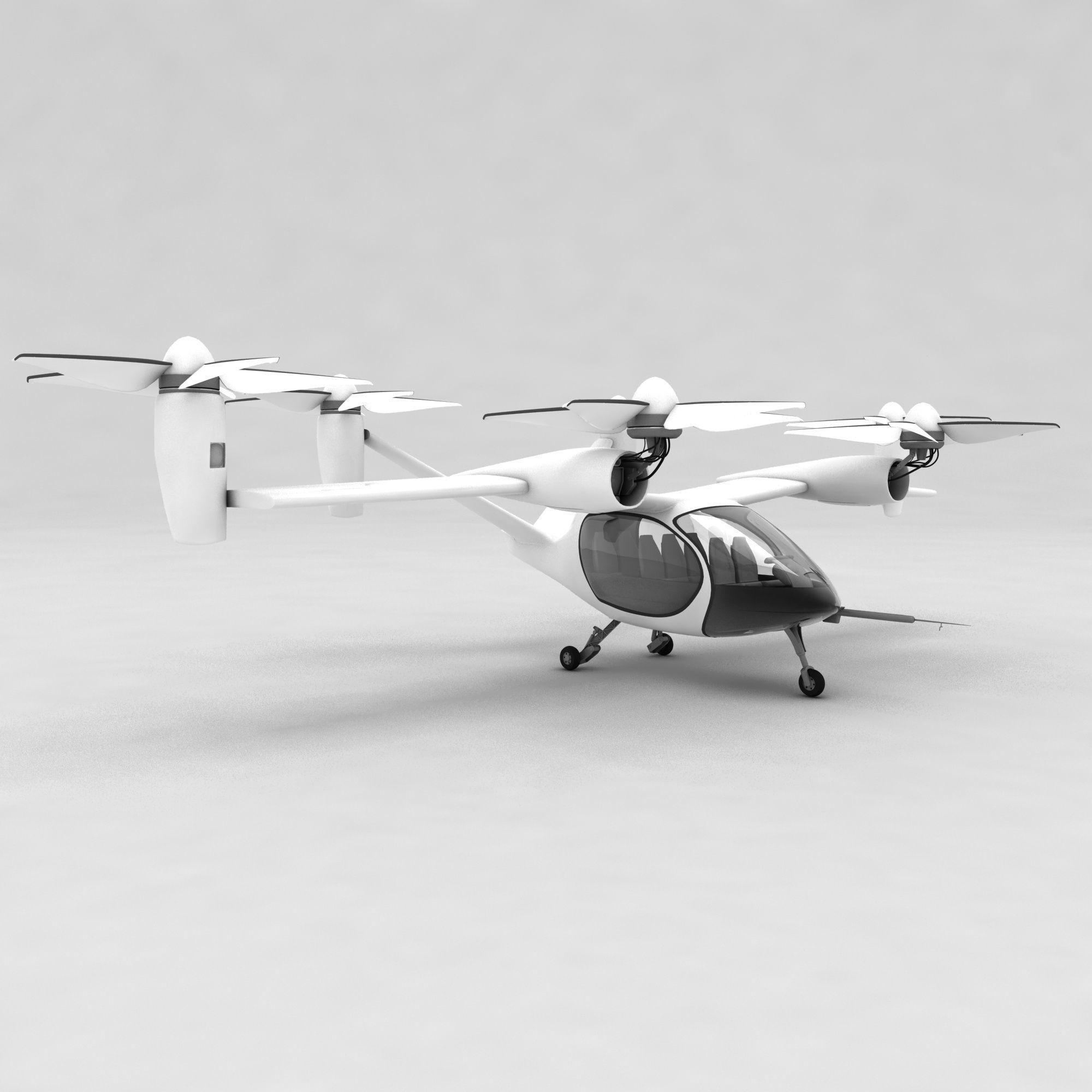 TOYOTA eVTOL DRONE 3D model | CGTrader