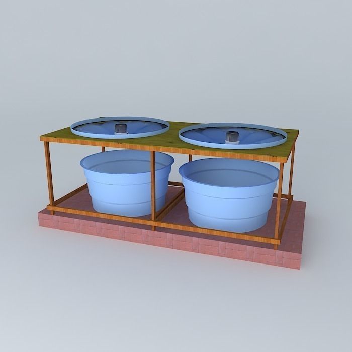 Bed cultivation for duckweed free 3D model | CGTrader