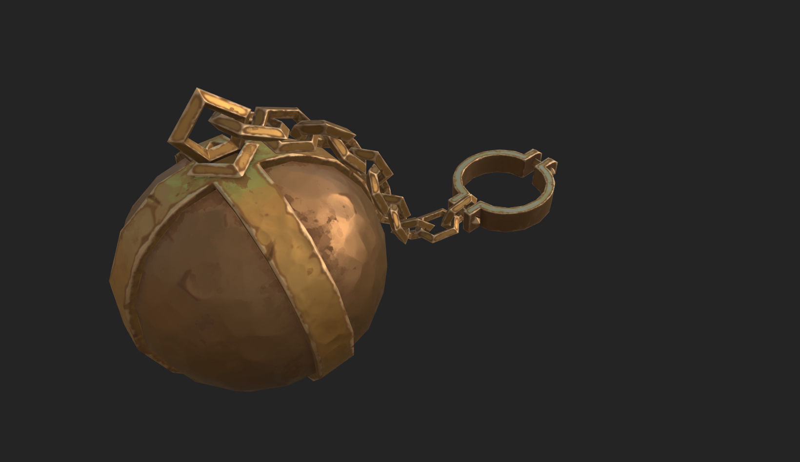 3D model Stylized PBR Prison Ball VR / AR / low-poly | CGTrader